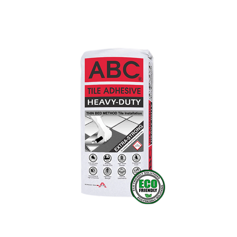 ABC TILE ADHESIVE ADHESIVE GRAY CEMENT/POLYMER HEAVY DUTY