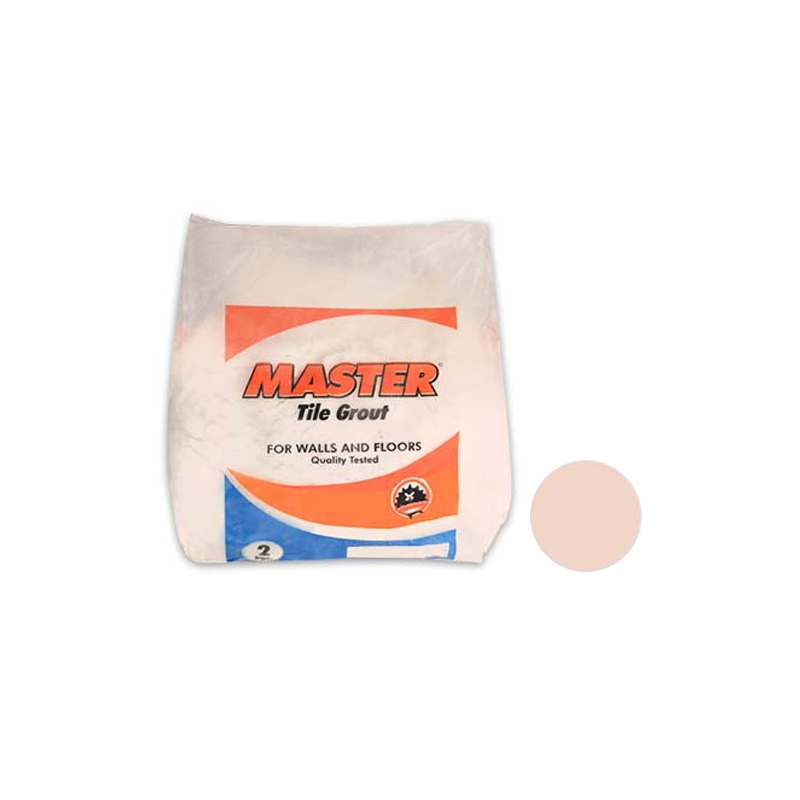 MASTER TILE GROUT 20 PINK CEMENT/POLYMER/CHEMICAL/COLORING PIGMENT W ...