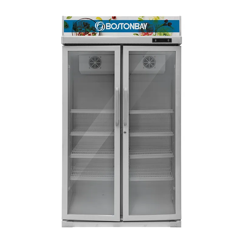 BOSTON BAY BEVERAGES COOLER BCB0324-700-SC-700 25 CU FT GREY GLASS ...