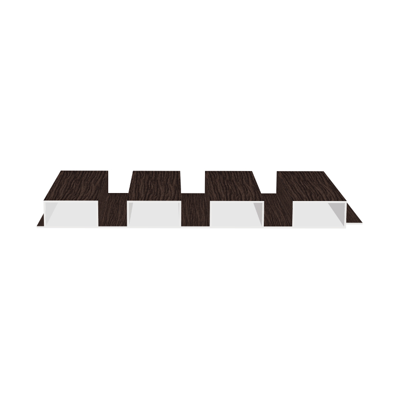 EVOWOOD PANELLING PEH0424-Q300C COFFEE WPC HOMOGENOUS FLUTED