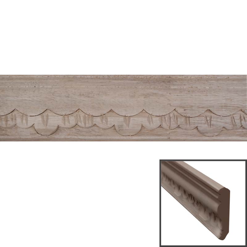 DESIGNCRAFT MOULDING C-303A BROWN GEMILINA