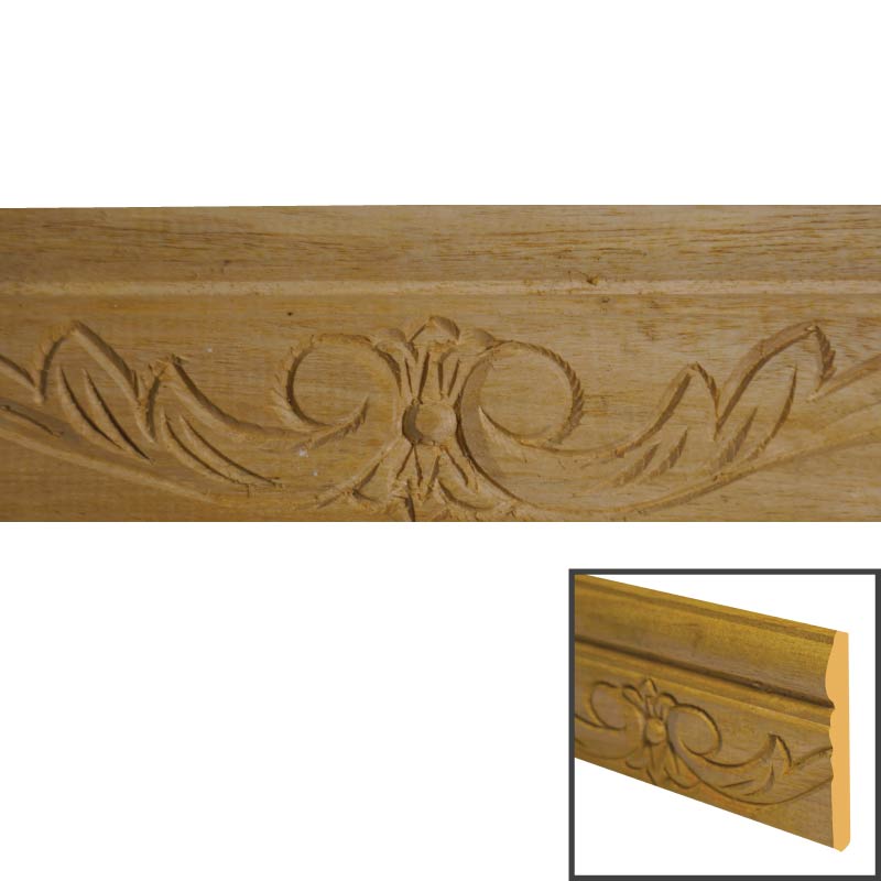 DESIGNCRAFT MOULDING BB-402B BROWN GEMILINA