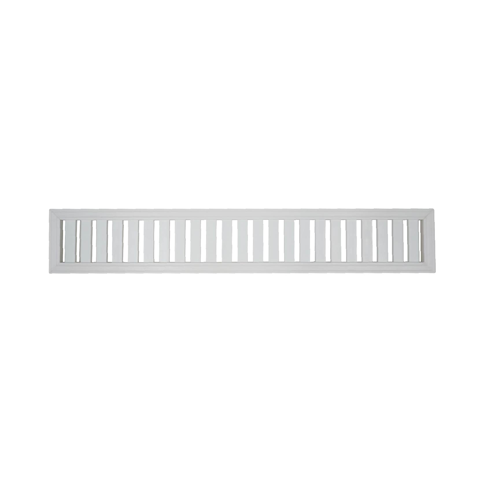 VENTILATION POLYWOOD PD 10X48 ST-TYPE WHITE PVC