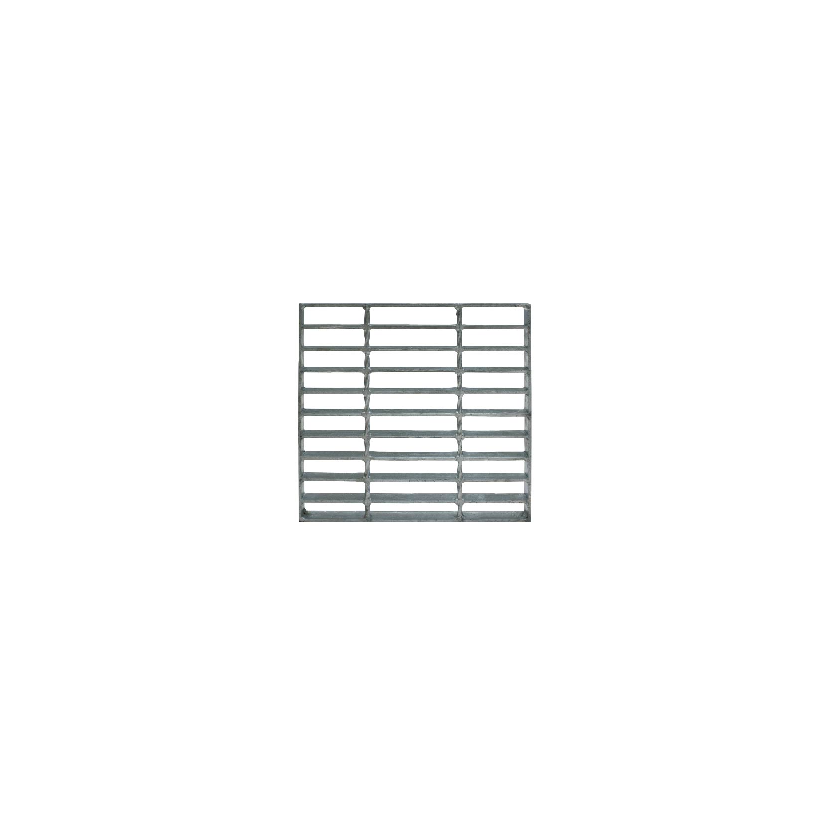 IRON FORGE STEEL GRATING LD GREY STEEL GALVANIZED STANDARD