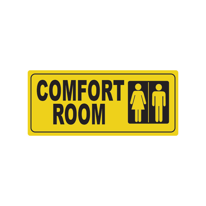 SAFETY SIGNAGE MMC YS-767 COMFORT ROOM 4X9 Y