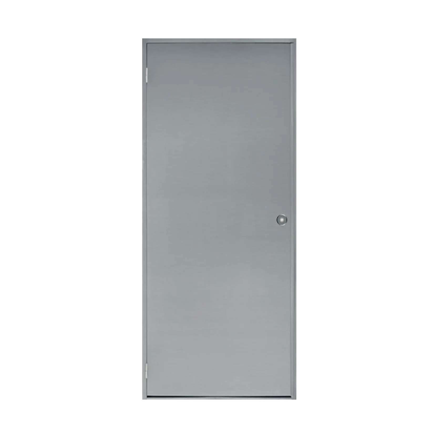 IRON FORGE DOOR STEEL STAINLESS STEEL W/ JAMB