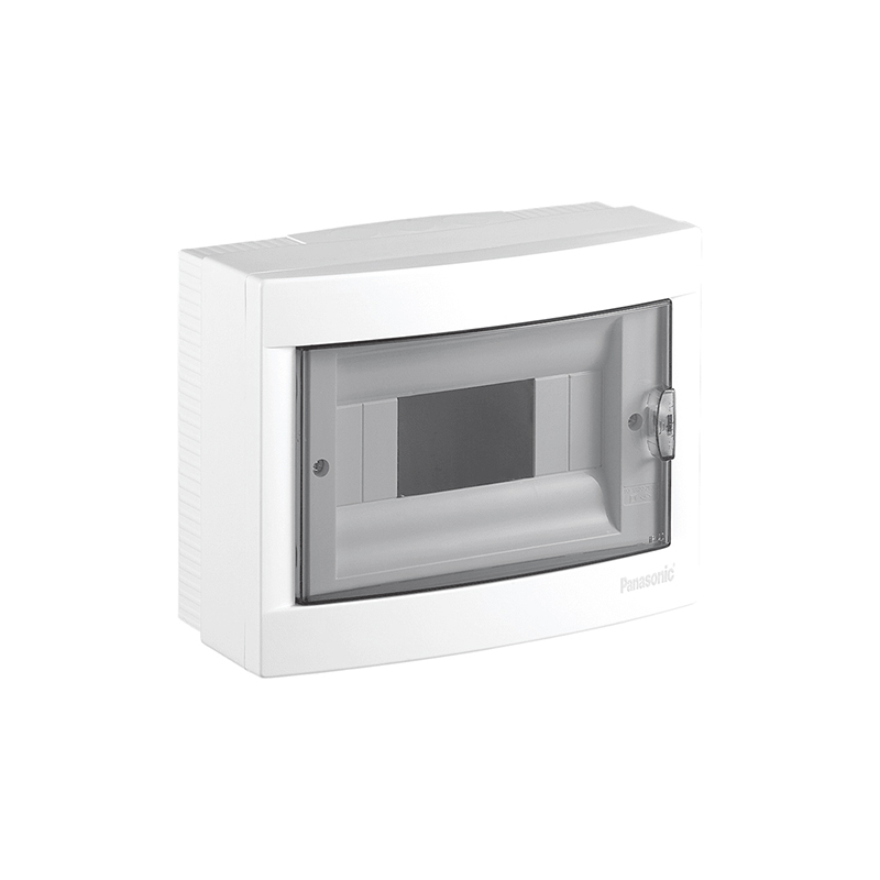 PANASONIC PANEL BOARD BQDT20811-PH WHITE ABS PLASTIC 8 BRANCHES SURFACE ...