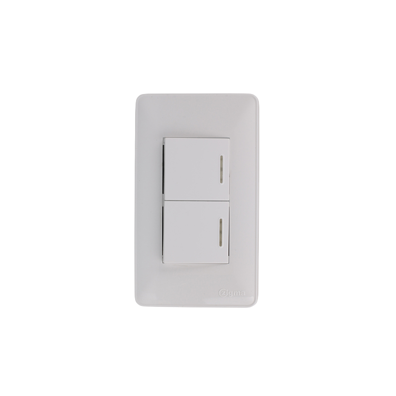 I-SWITCH ZIGMA ZWD202 2-GANG 1-WAY SET