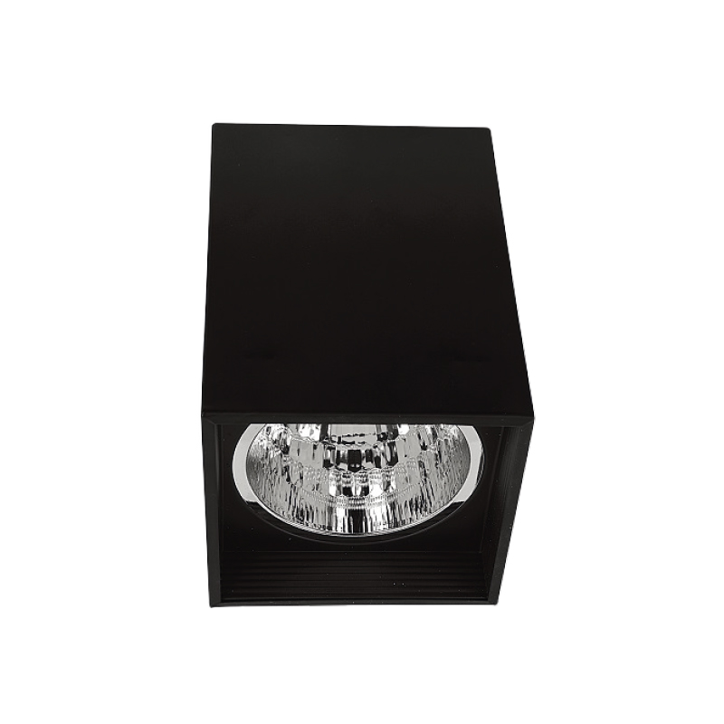 ZIGMA PINLIGHT FIXTURE XM2841HB BLACK SURFACE MOUNTED SQUARE