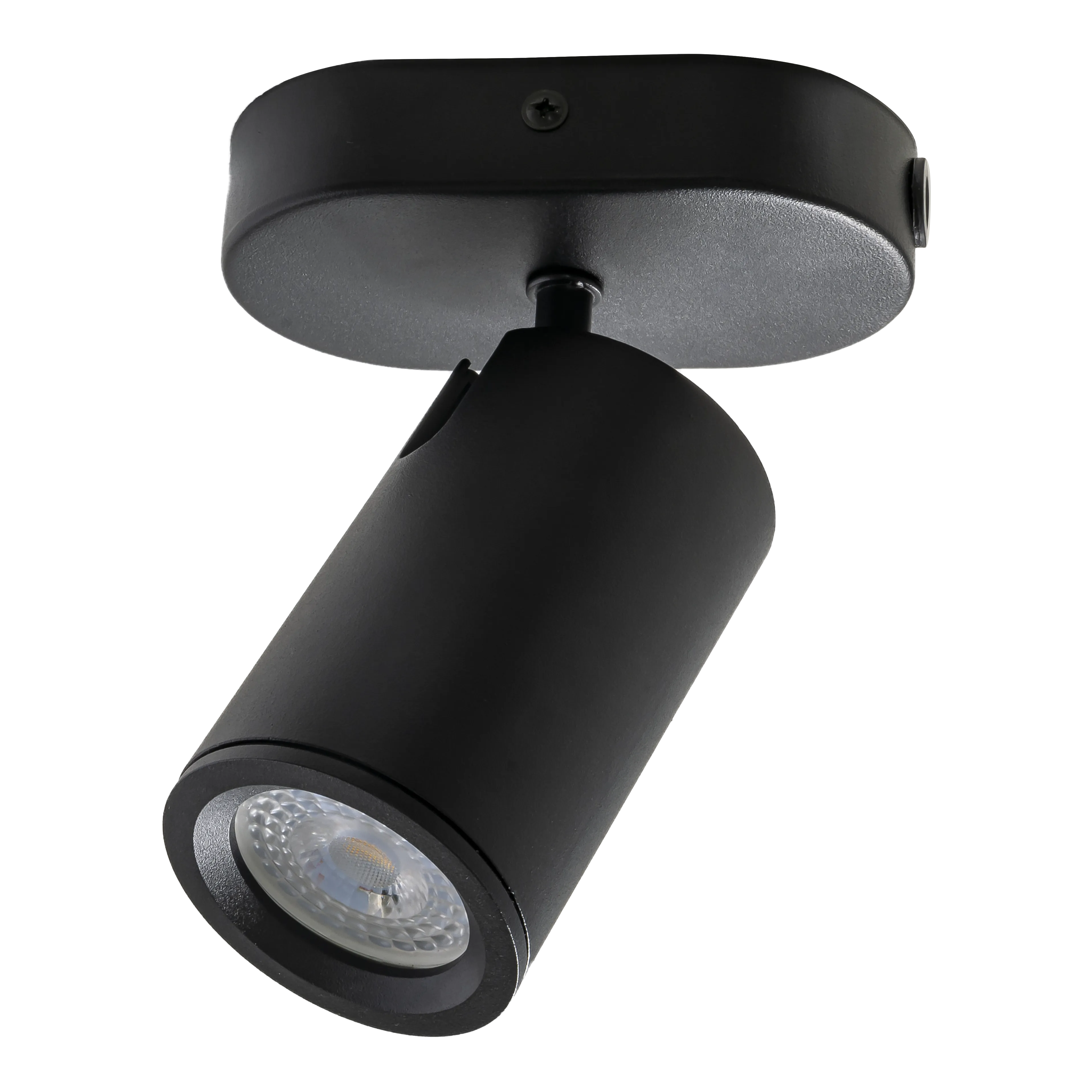 ZIGMA SPOTLIGHT SZCM0523-1HDB BLACK ALUMINUM 1HEAD OVAL BASE