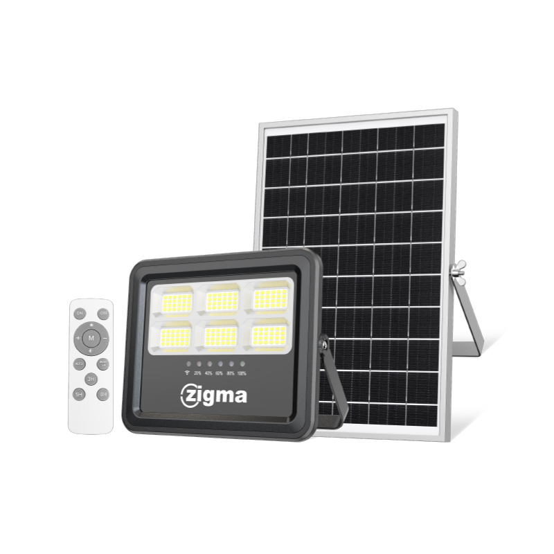 FLOODLIGHT ZIGMA FZET0725 100W SOLAR GLASS
