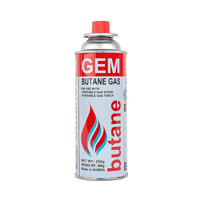 GEM BUTANE GAS RED/WHITE RE USE