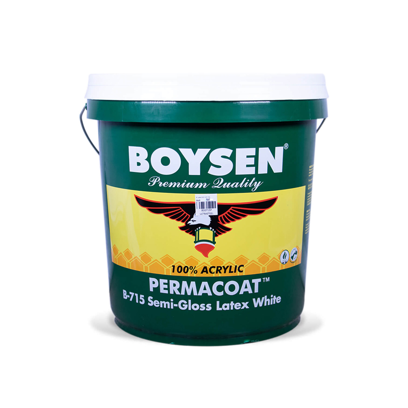 BOYSEN PAINT 715 SEMI GLOSS WHITE LATEX