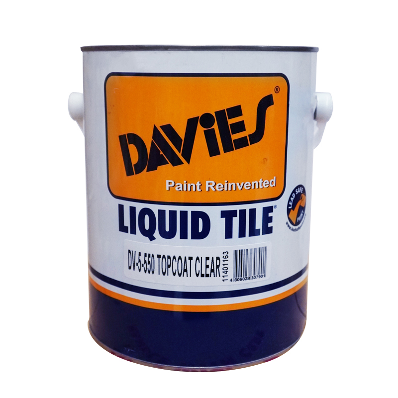 R-PAINT DAVIES DV-5-550 GAL LIQ.TILE FLAT CL