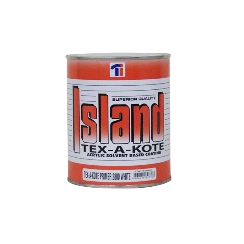 R-PAINT ISLAND QRT TEX-A-KOTE 2800 PRIMER WHT