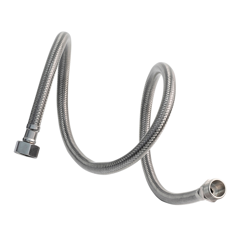 FLEXIBLE HOSE LA FONZA 1/2X1/2X12" STAINLESS STEEL