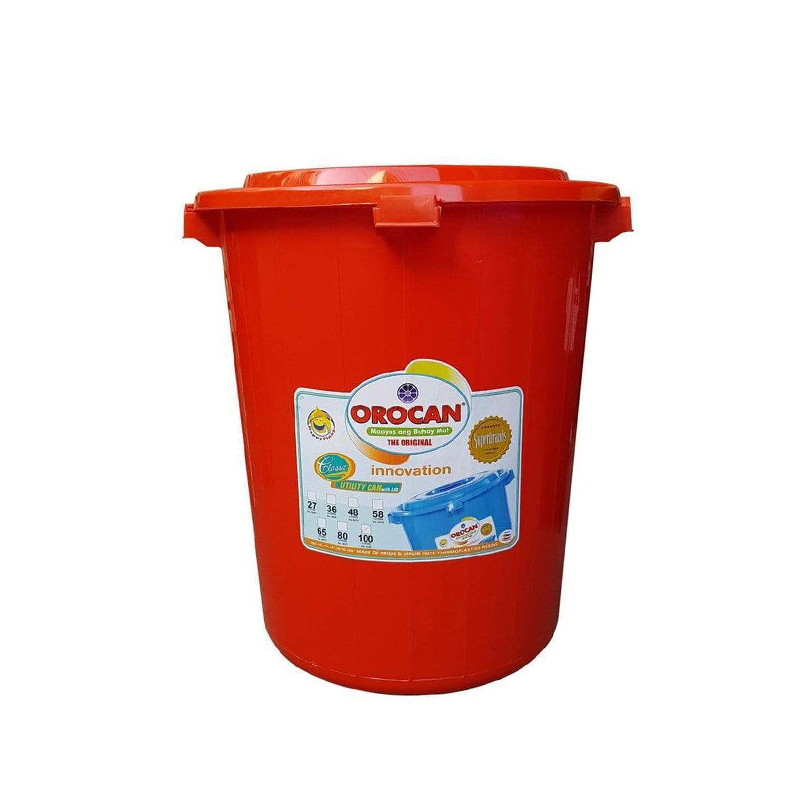 OROCAN STORAGE BIN 8412PA RED POLYPROPYLENE 48L